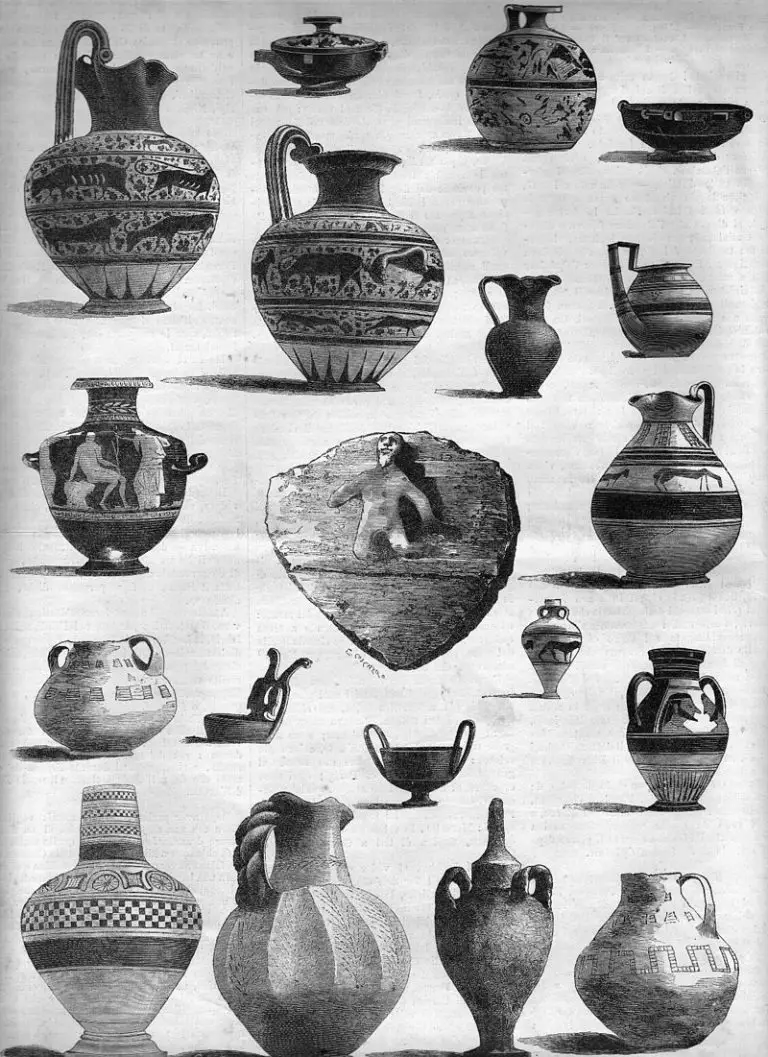 Suessula: Le Ceramiche Scoperte Nell'800 Dal Barone Spinelli