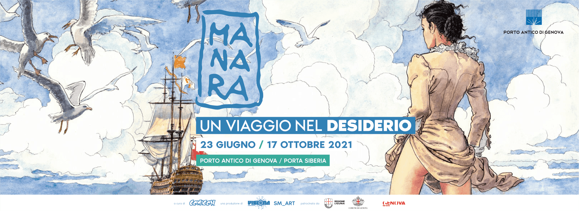 Milo Manara.Al Porto antico di Genova, cento opere che ripercorrono l ...